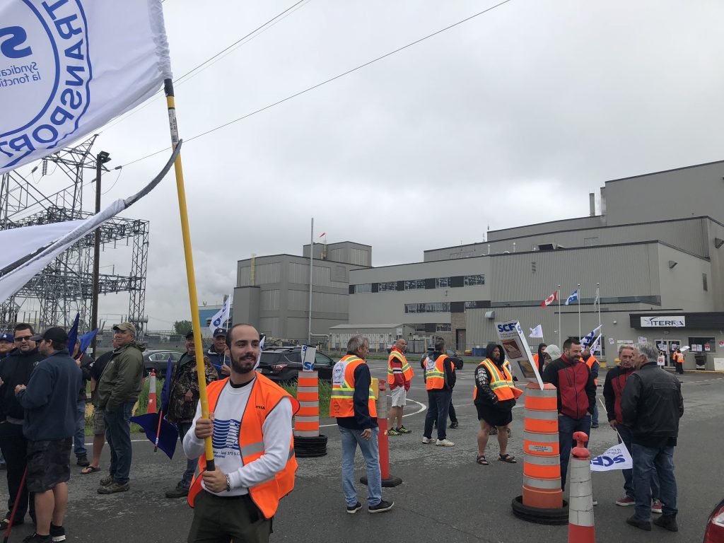 Manifestations importantes au Port de Bécancour et au Port de Québec