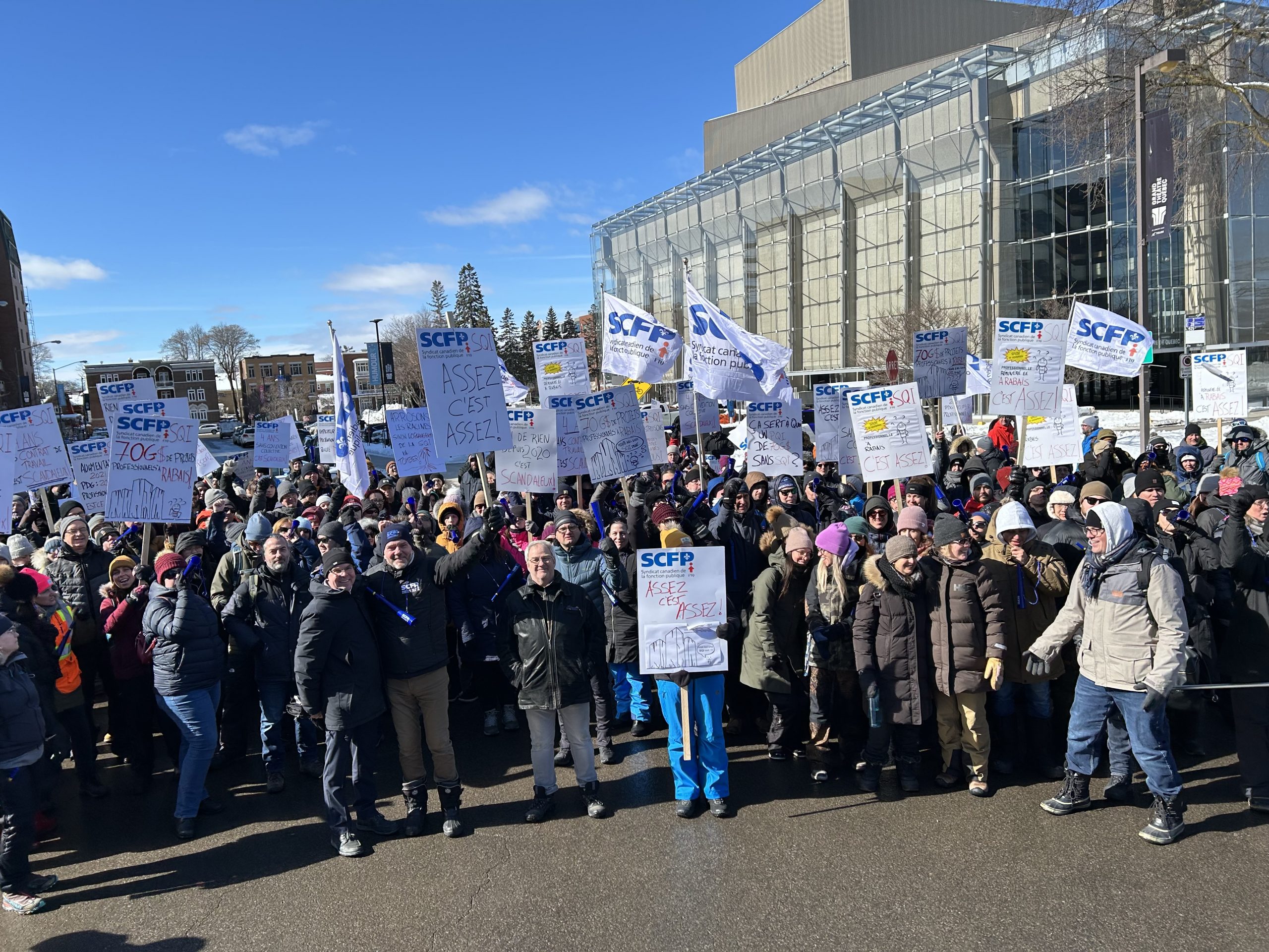 Les professionnelles et professionnels de la SQI se font entendre